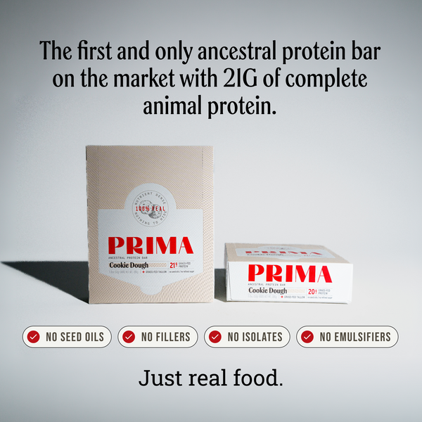 Cookie Dough Ancestral Protein Bar - PRIMA Dessert-Inspired Fuel